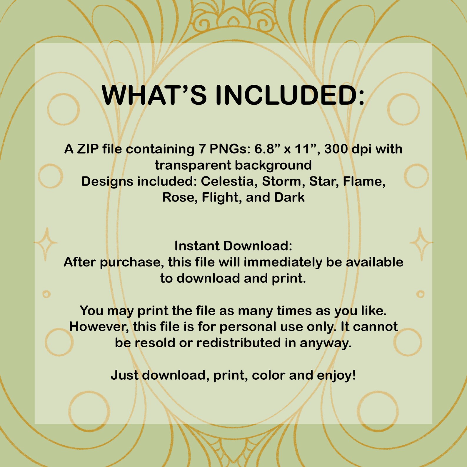 7 Design Collection | | Printable Tarot Card Template | Blank Tarot ...