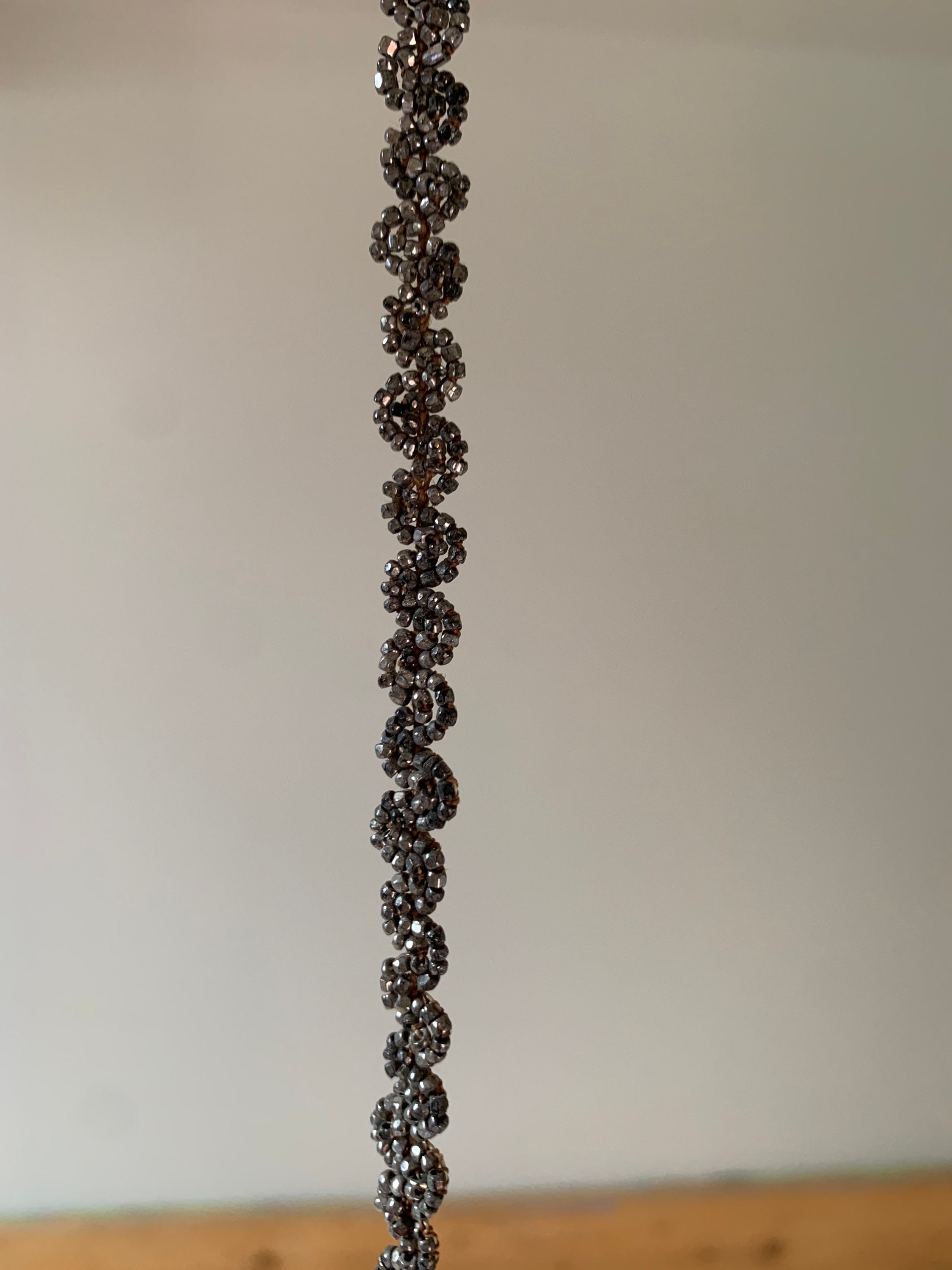 1920s Deadstock Metal Beaded Rickrack Trim - Etsy