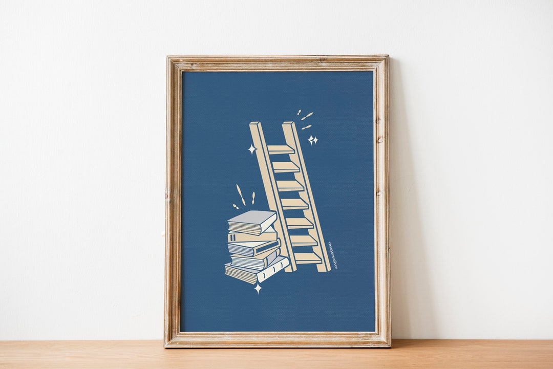 Harry Potter Library Poster / Ravenclaw Aesthetic Art Print / Hogwarts ...