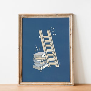 Harry Potter Library Poster / Ravenclaw Aesthetic Art Print / Hogwarts ...