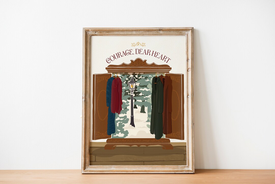 Into the Wardrobe Poster | Narnia Inspired Print | Book Art | Narnia ...