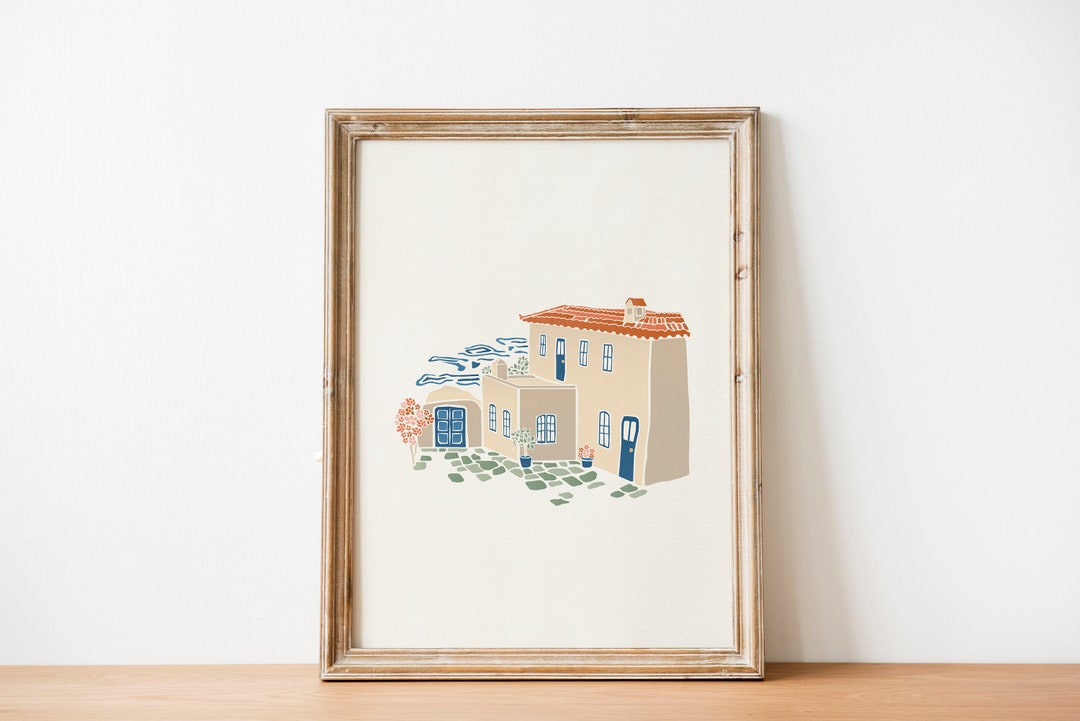 Mamma Mia Greece Poster | Greece Inspired Print | Greece European Wall ...
