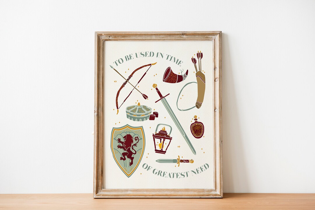 Narnia Gifts Poster | Narnia Inspired Print | Book Art | Narnia ...