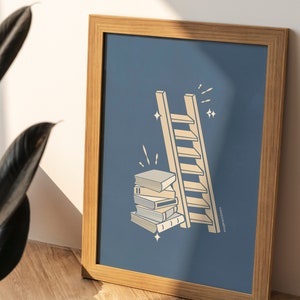 Harry Potter Library Poster / Ravenclaw Aesthetic Art Print / Hogwarts ...