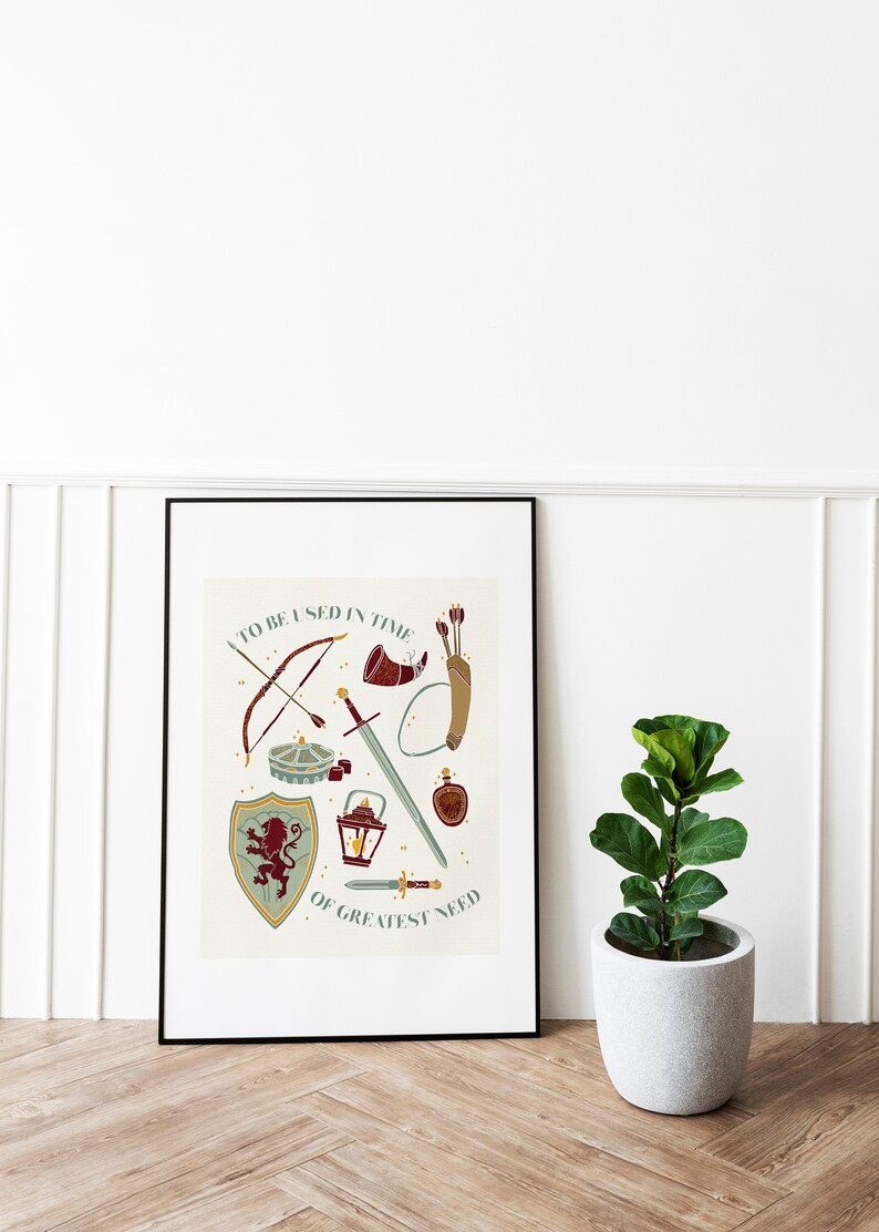Narnia Gifts Poster | Narnia Inspired Print | Book Art | Narnia ...