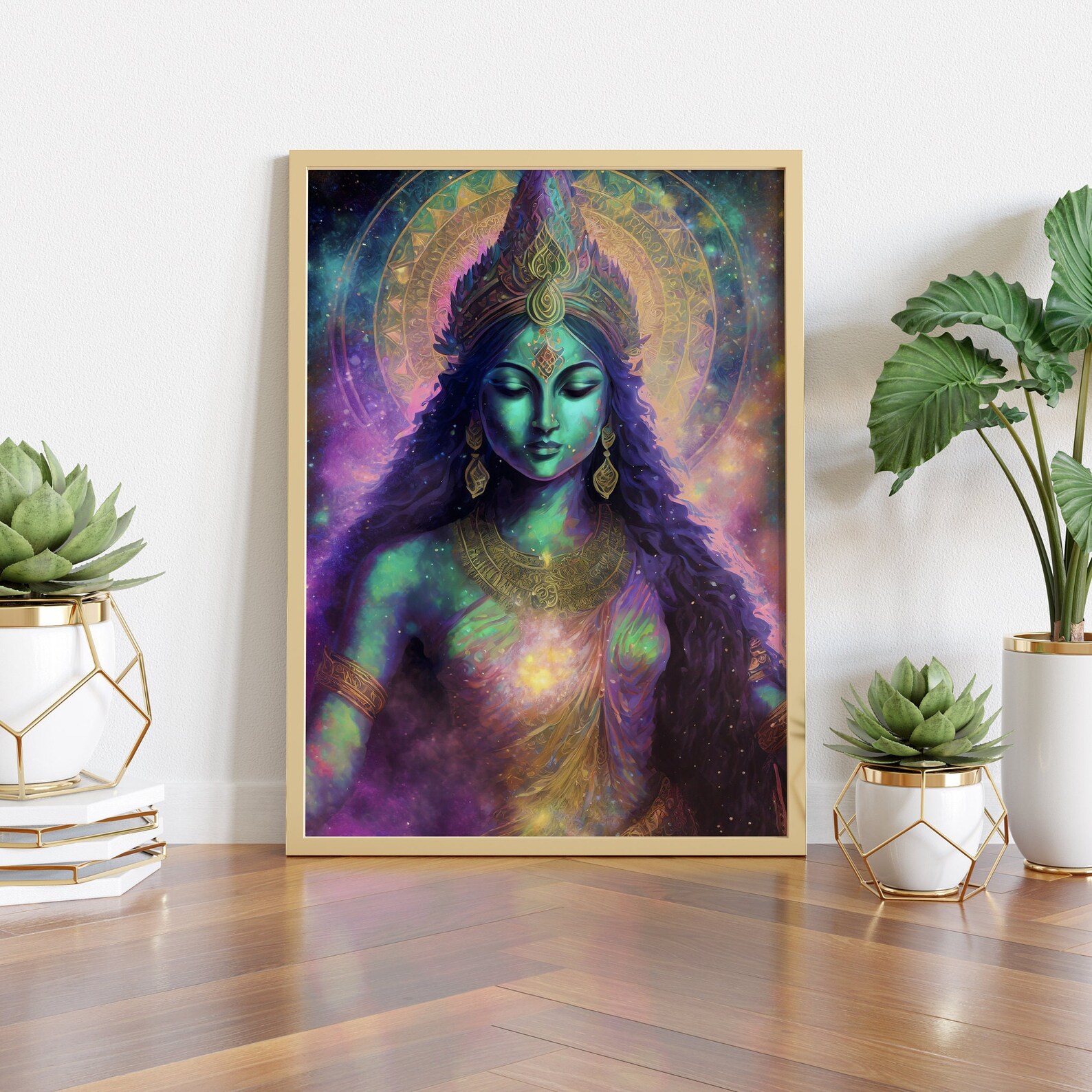 Parvati AI Art Download Hinduism Sans-serif Wall Art Patterns Posters ...