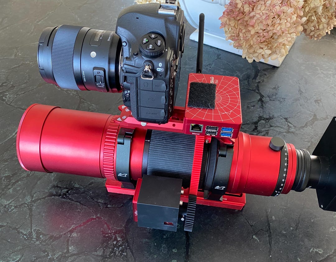 NATO Rails for Mounting DSLR Camera on William Optics Redcat Telescopes ...