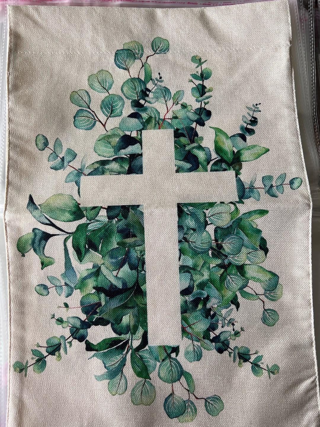 Cross With Greenery - Etsy