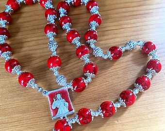 How to Pray Divine Mercy Chaplet, Divine Mercy Rosary Beads, Group ...