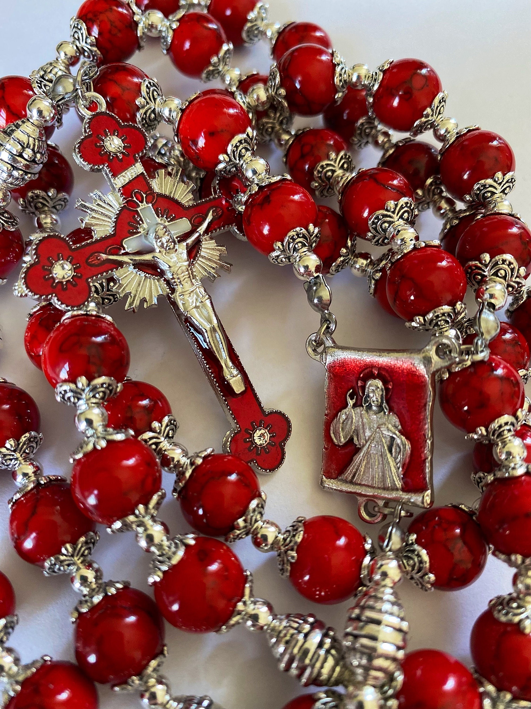 The Divine Mercy Chaplet - Etsy