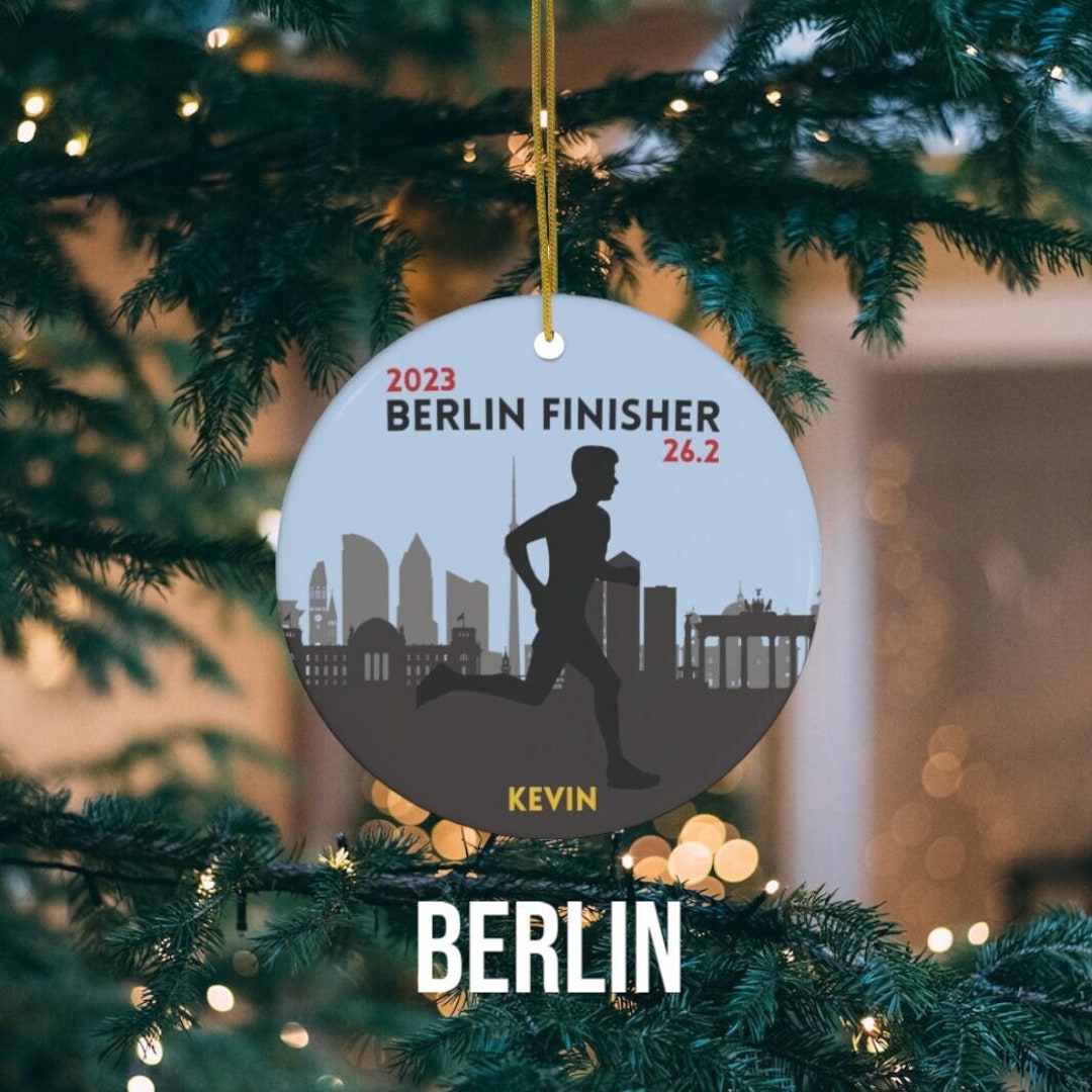Berlin Finisher 26.2 Marathon 2023 Man Personalized Ceramic Running ...