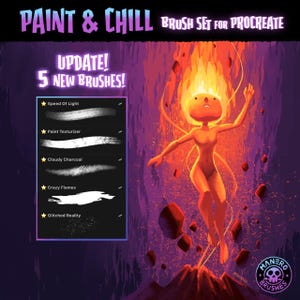 Procreate Painting Brushes Set – 52 Painterly Brushes + 10 Color ...