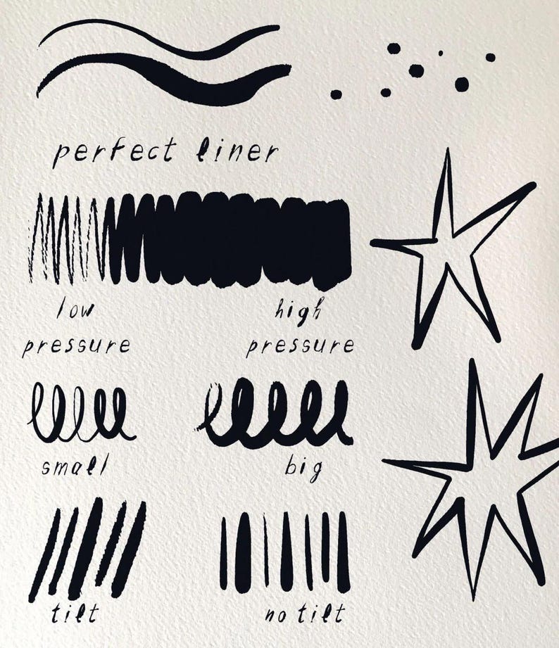 Everything Ink Brush Set for Procreate – 33 Inks - Etsy