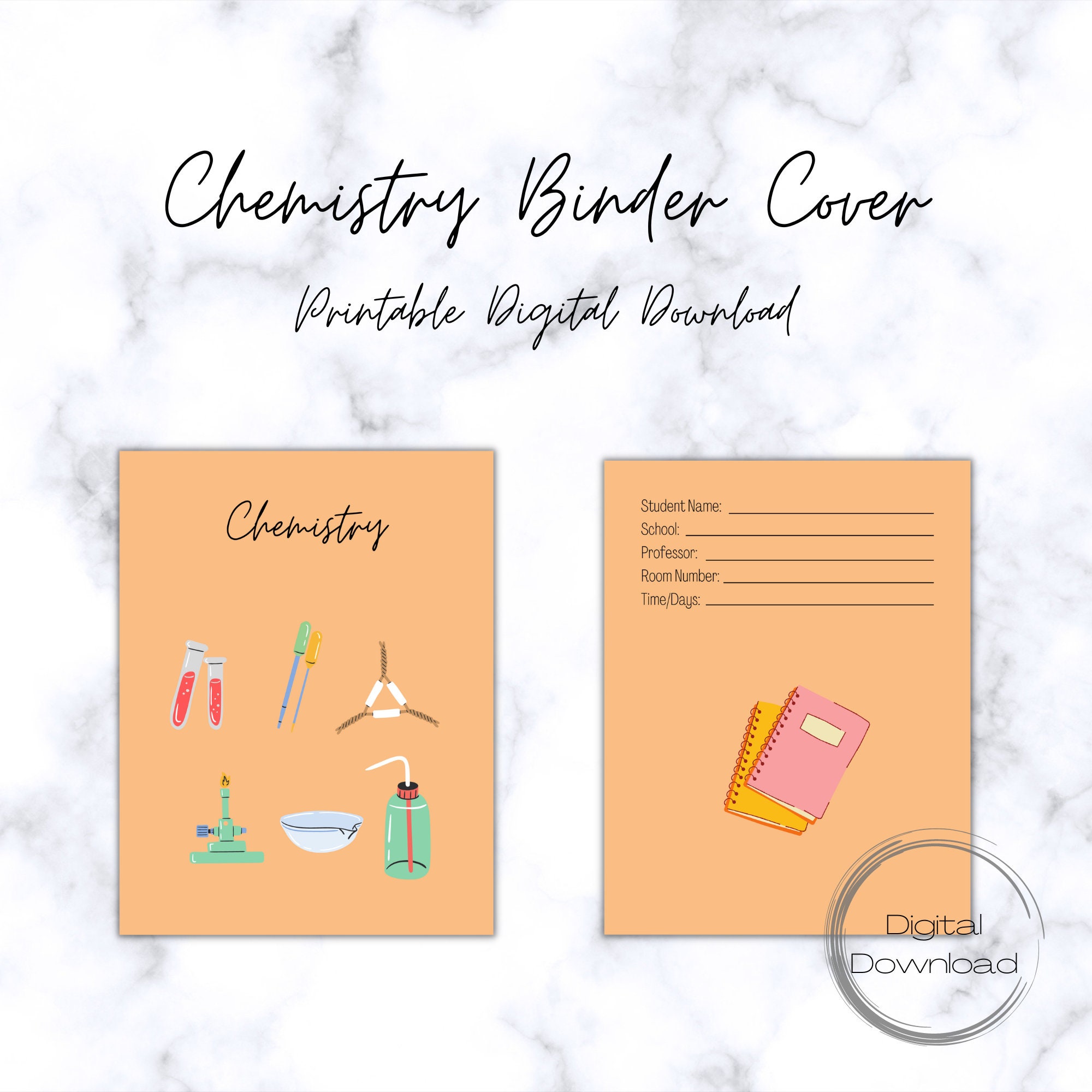 Chemistry Binder Cover