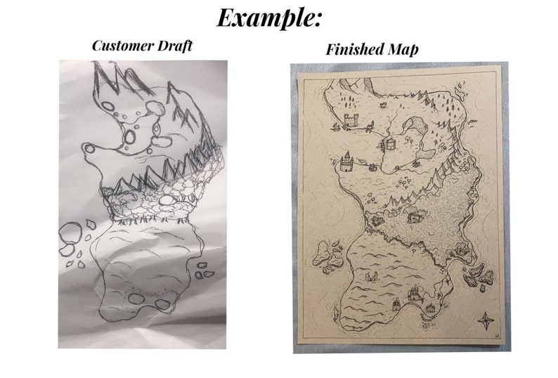 Custom Fantasy Maps for D&D World Building Rpgs and More - Etsy