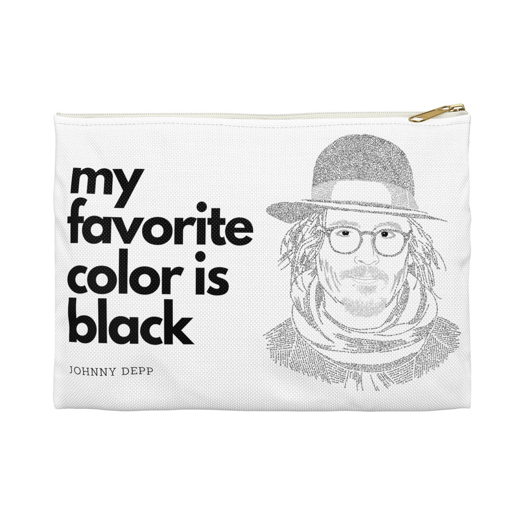 Johnny Depp My Favorite Color is Black - Etsy
