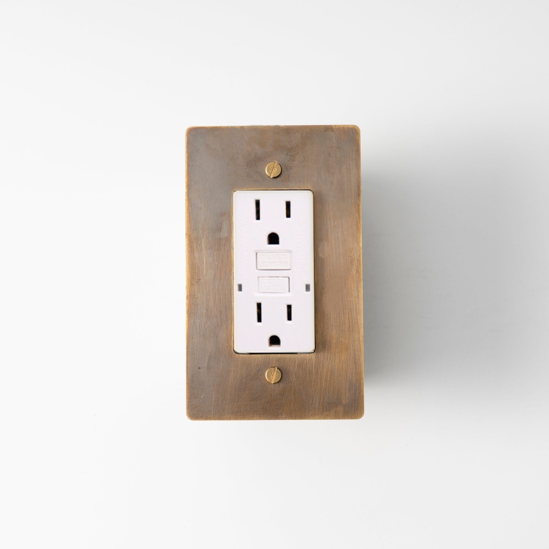 Decora Gfci Receptacle Outlet Aged Brass Duplex - Etsy
