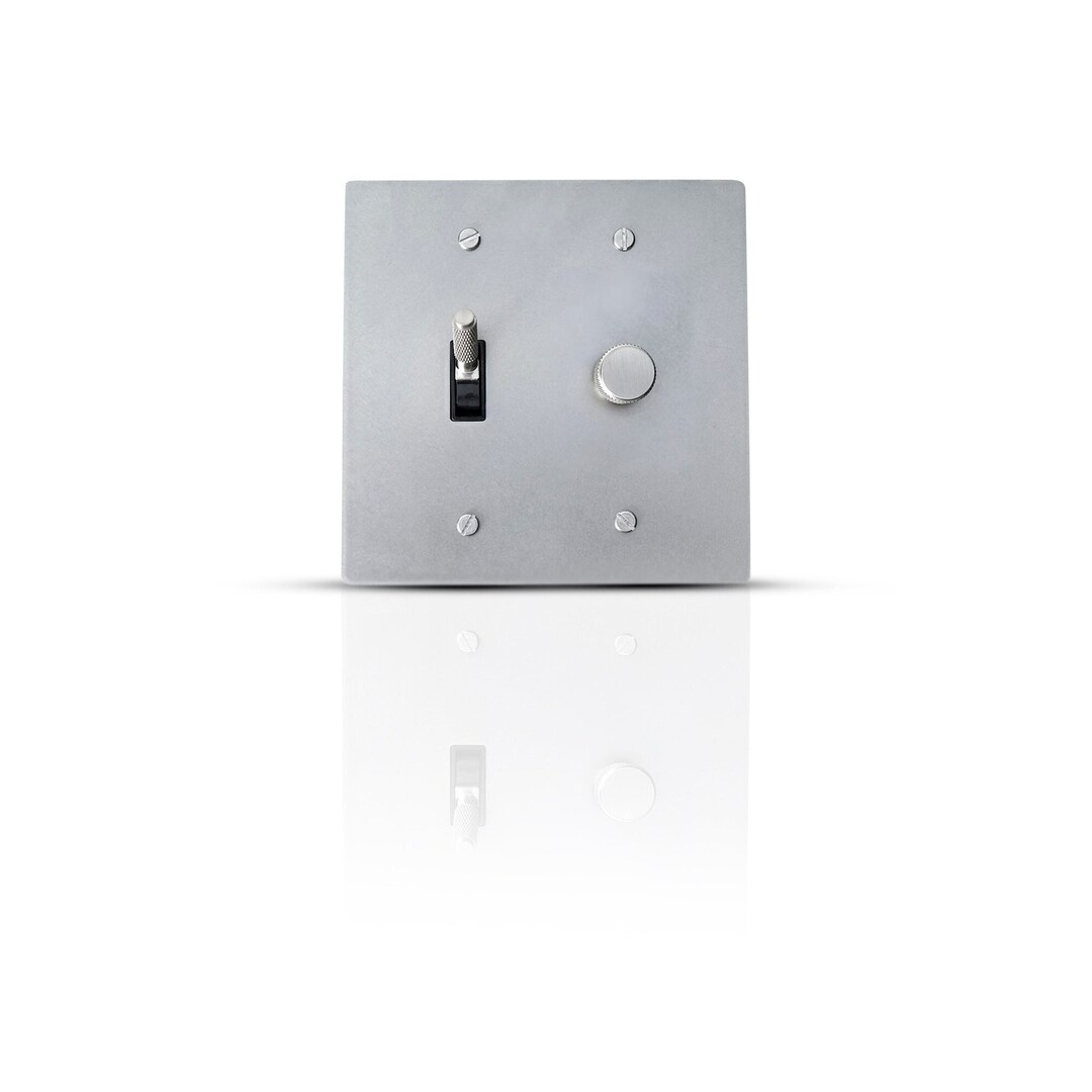 Light Switch & Dimmer Cover Plate in Stainless Steel - Etsy