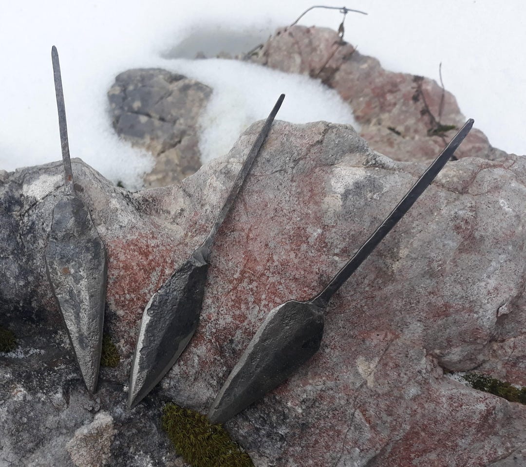 Forged Arrowhead With Tang - Etsy