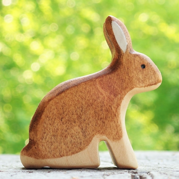 Wooden Bunny Rabbit - Etsy