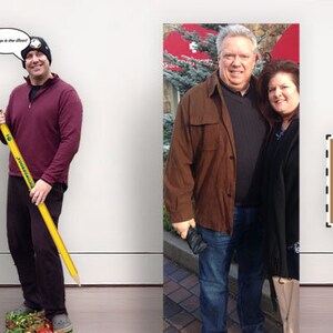 Custom Life Size Photo Standee: Personalized Coroplast Cutout for ...