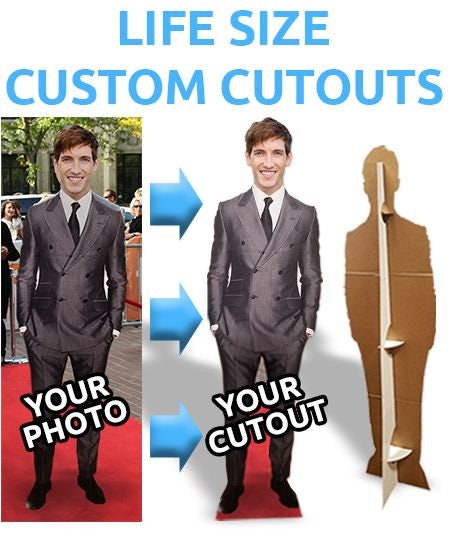 Custom Life Size Coroplast Cutouts of Any Photograph, Personalized Full ...