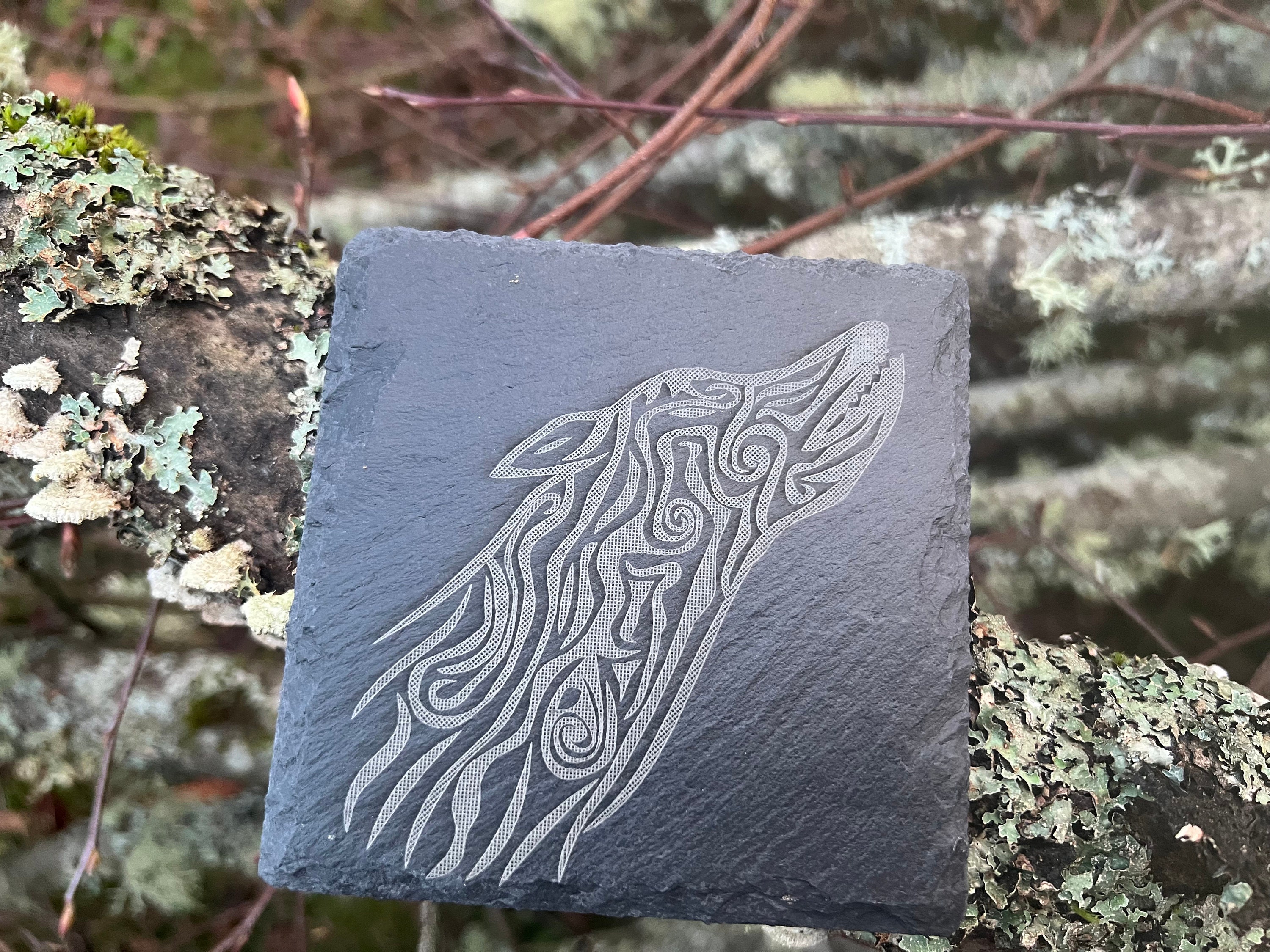 PNW Themed Slate Coasters- New Designs! - Etsy