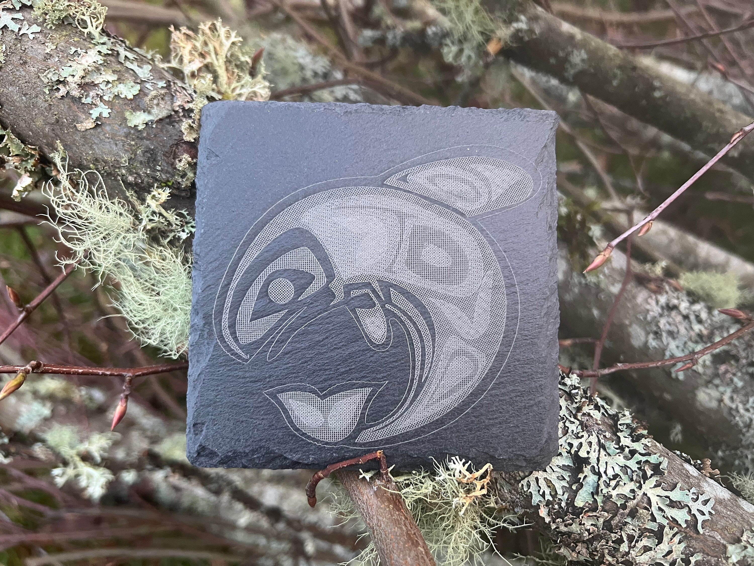 PNW Themed Slate Coasters- New Designs! - Etsy