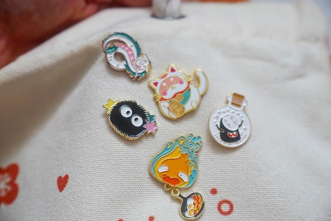 Lucky Cat Mandela Neko Enamel Pin Badge, Shiba Inu Enamel Pins, Hard ...