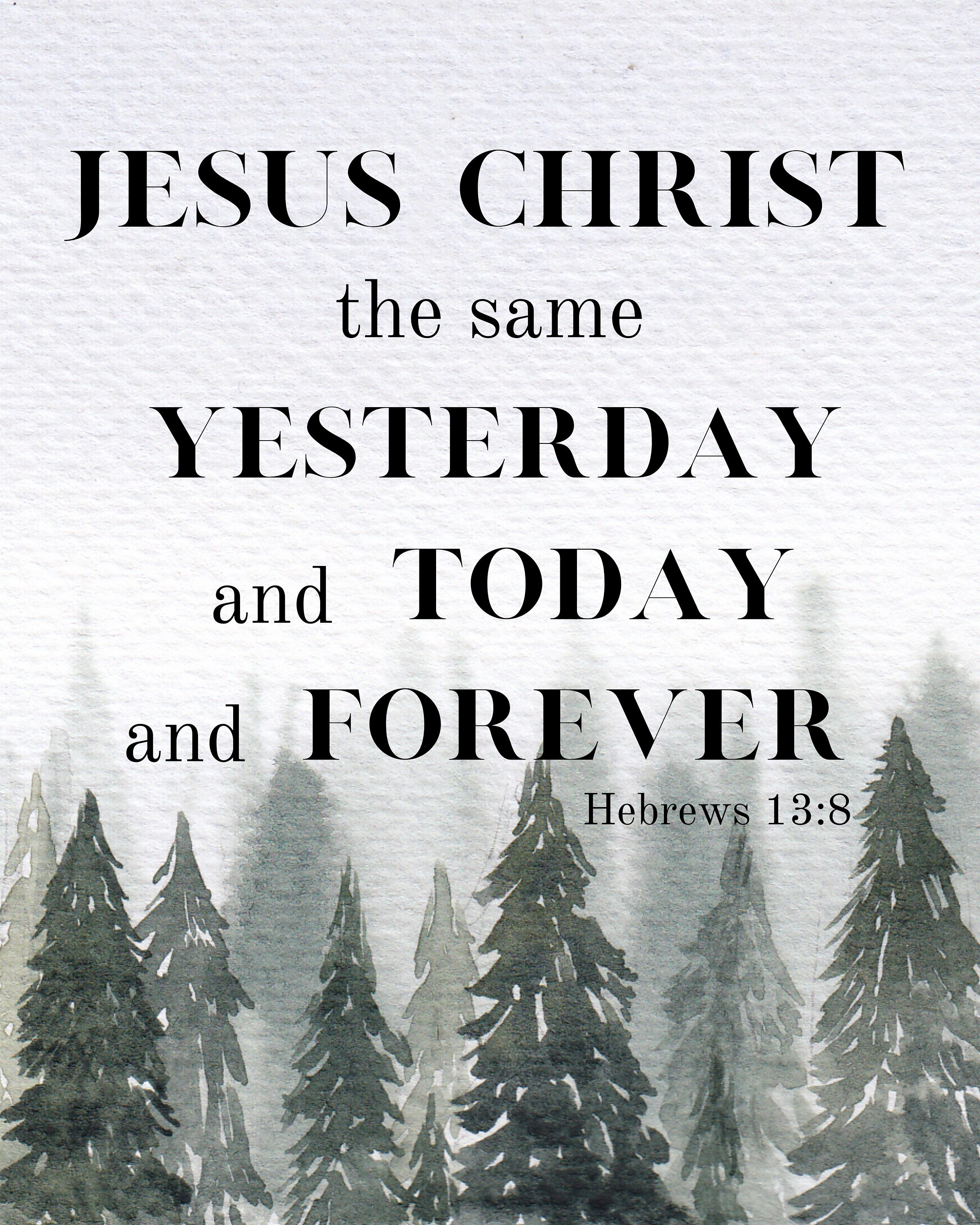 Jesus Christ Hebrews Scripture Art 8x10 Wall Art Print - Etsy