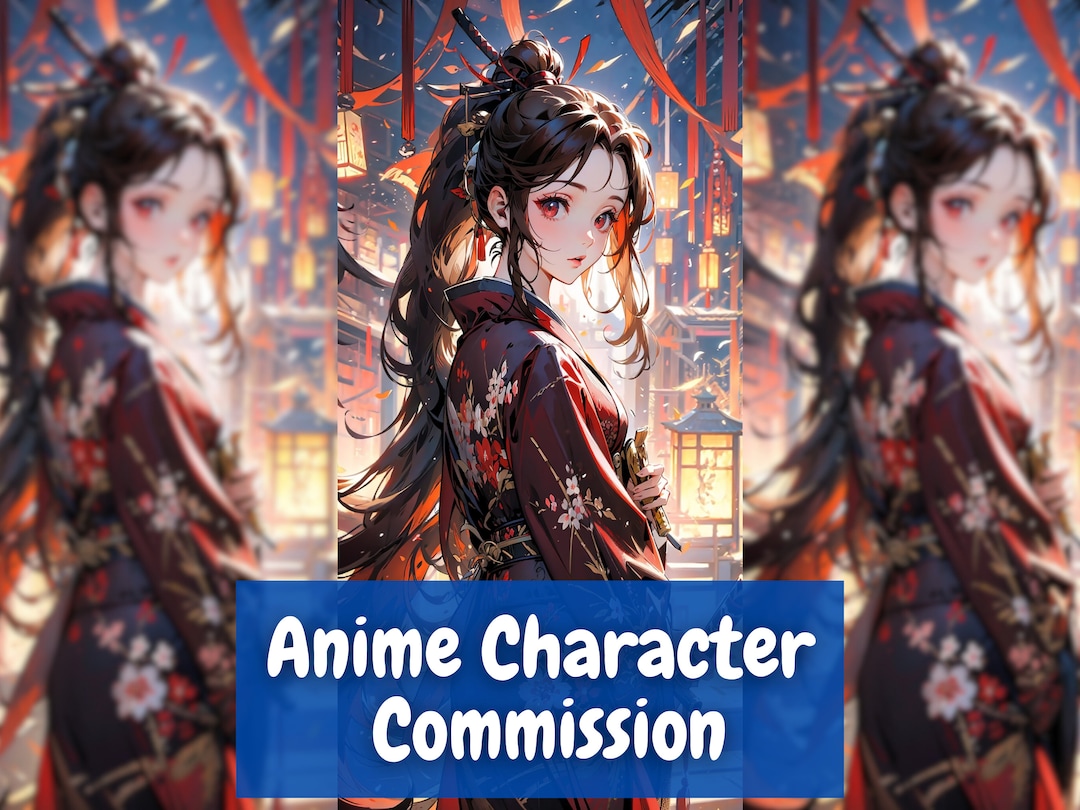 Character Commission Anime Custom Artwork Illustration - Etsy