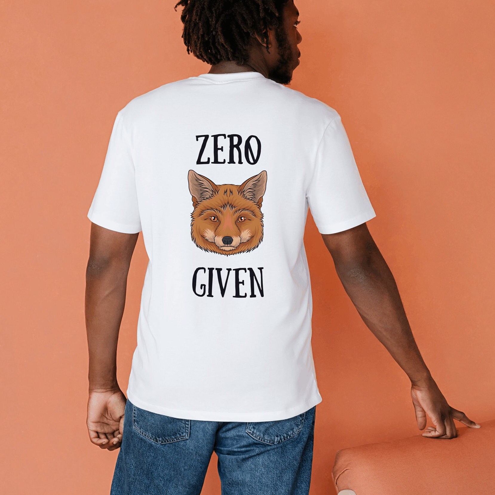 Zero Fox Given, Fox Pocket Print, Dual Print, Sarcastic, Unisex Graphic ...