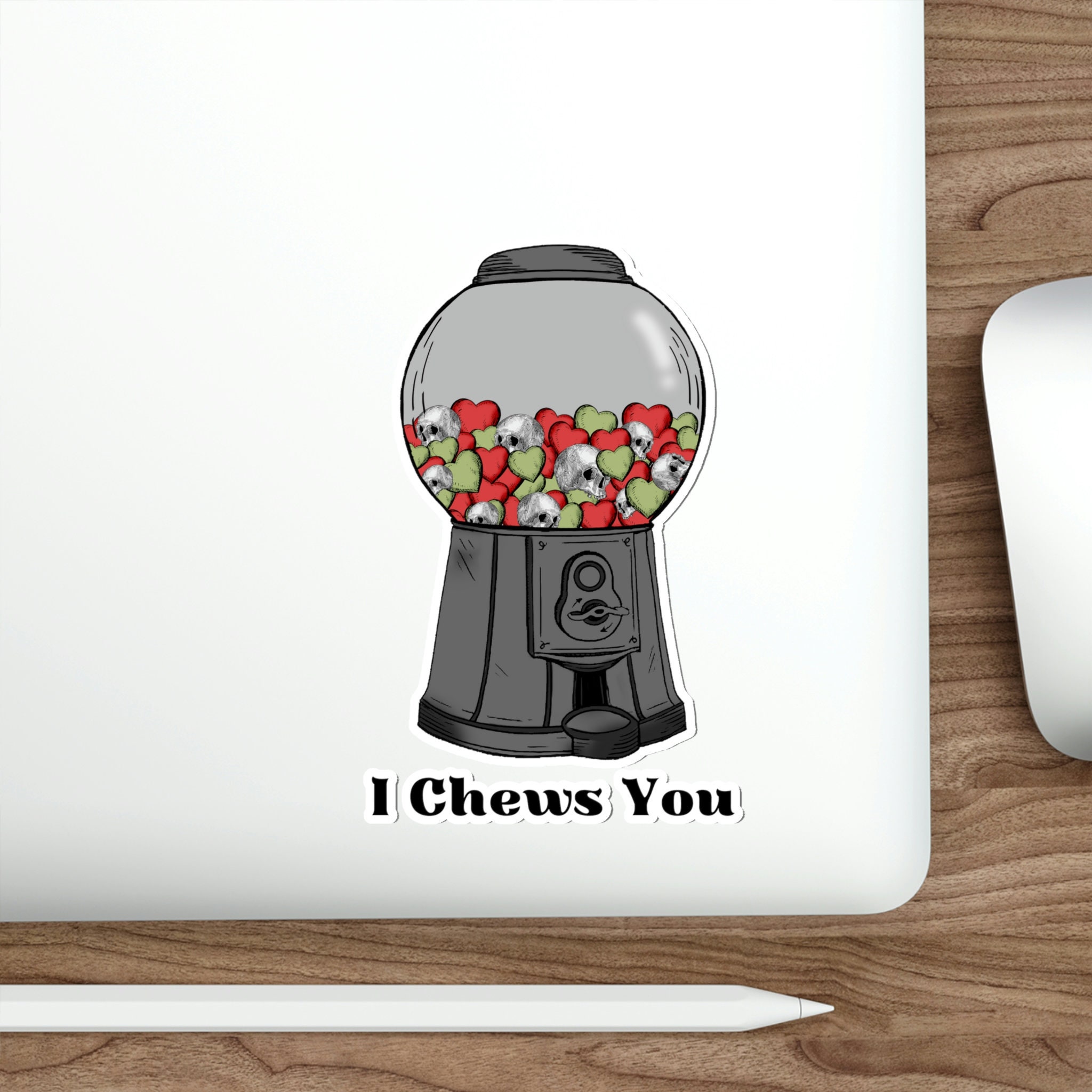 Valentines Day, Gothic Valentine, Stickers for Water Bottles ...