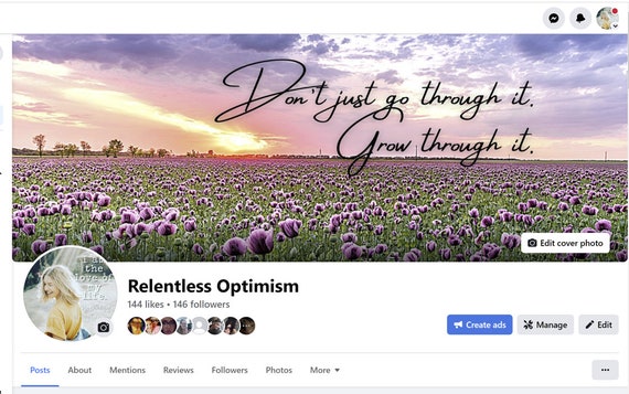 Optimistic Facebook Covers