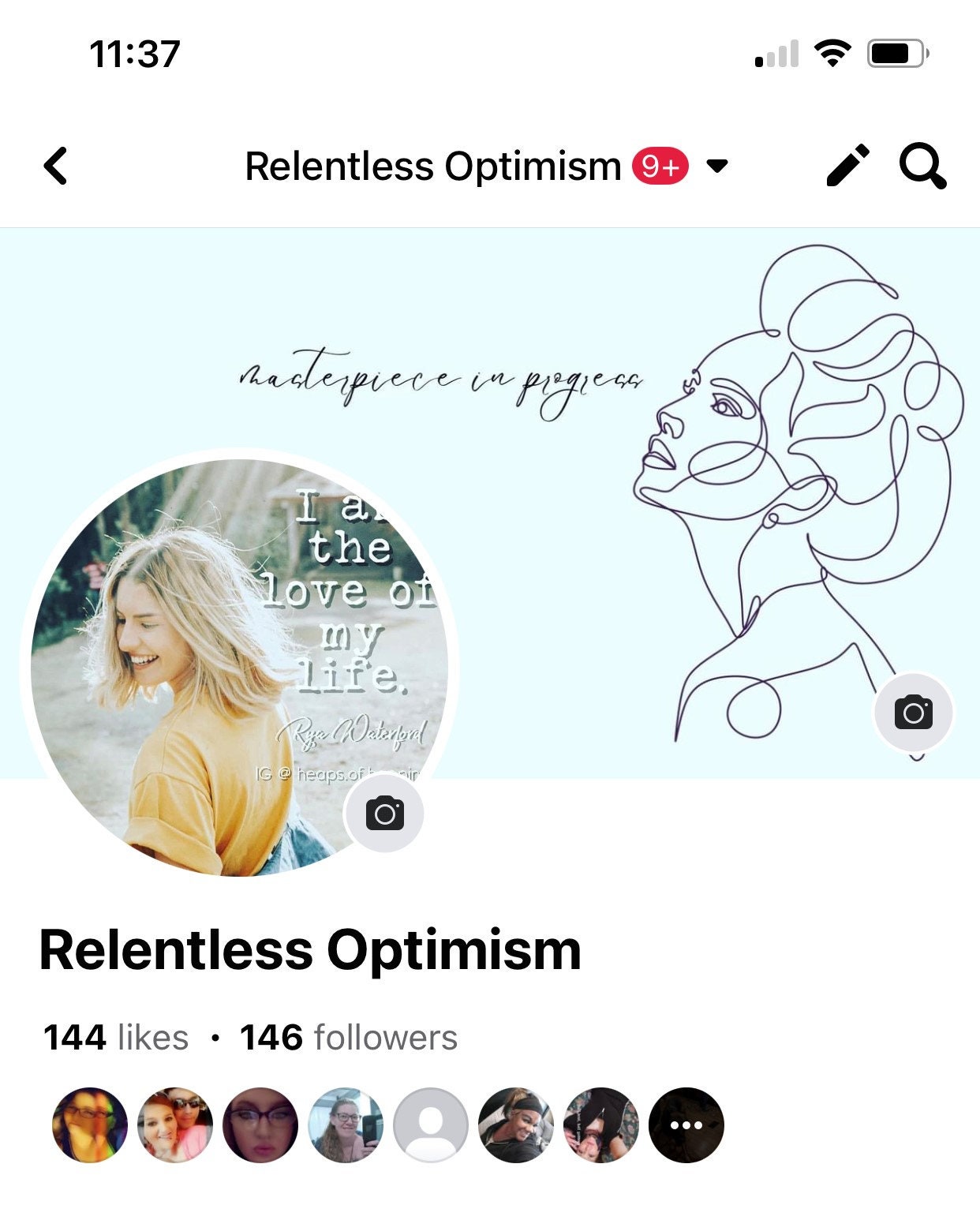 Masterpiece in Progress Facebook Cover Image - Etsy