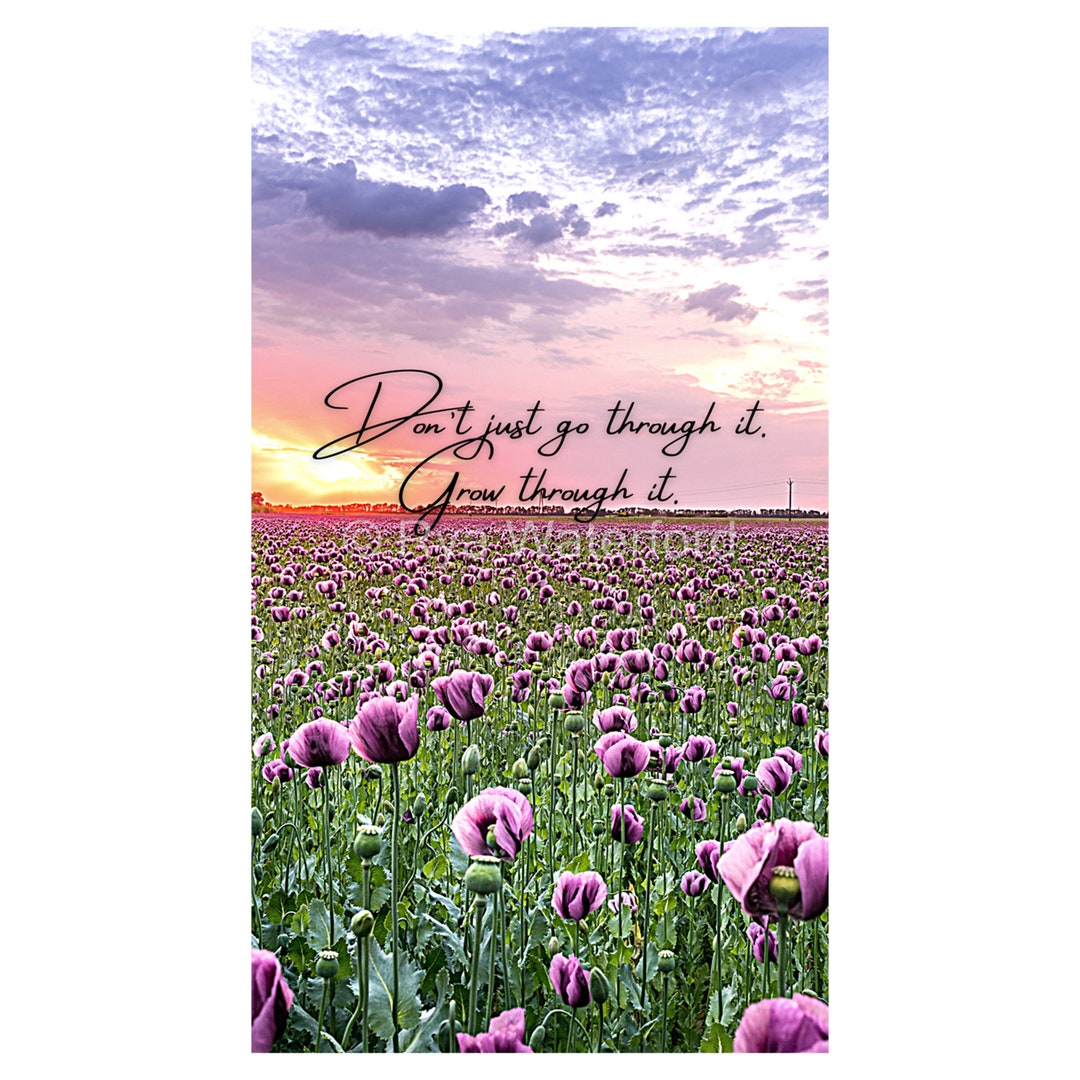 Grow Through It - Phone Wallpaper - Etsy