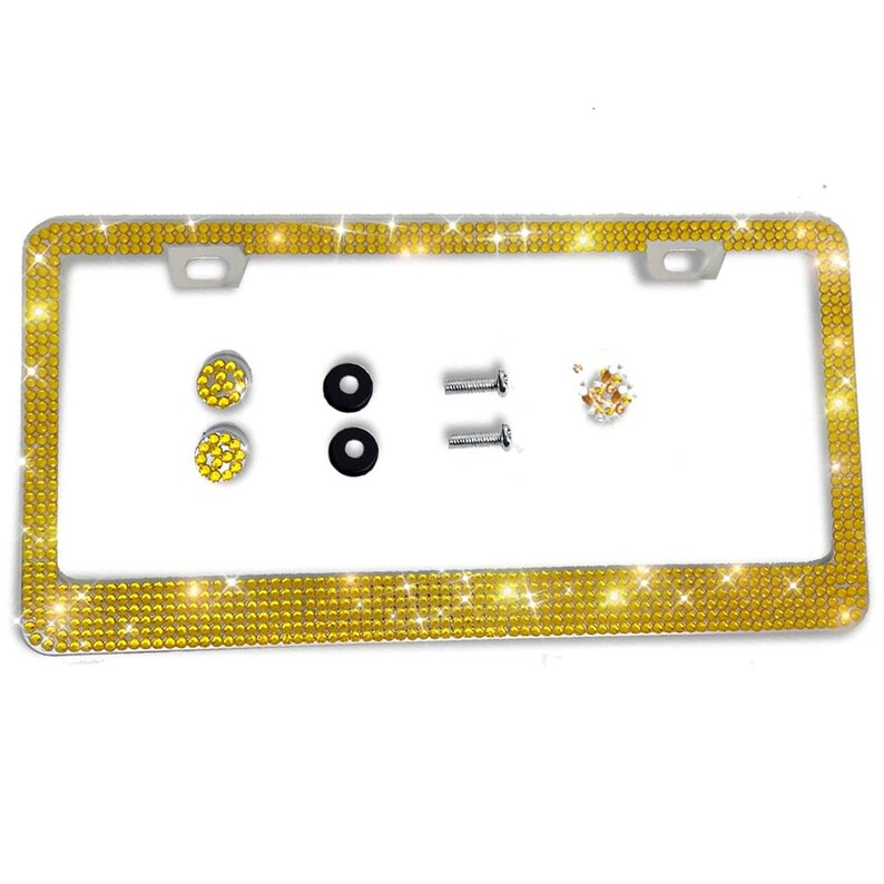 Bling License Plate Frame, Sparkly License Frame, License Plate Frame ...
