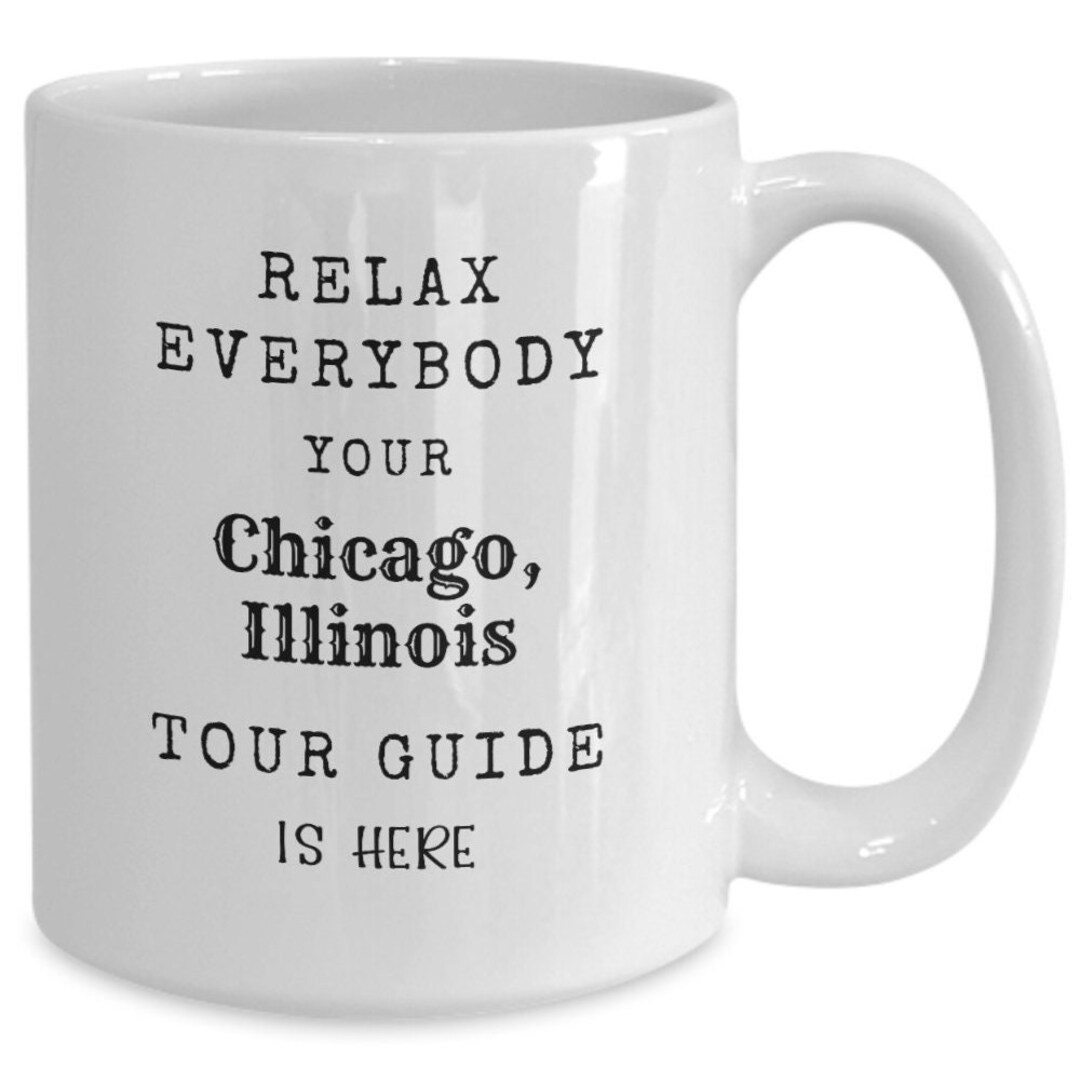 Chicago Tour Guide Mug, Funny Tour Guide Gift, Gift for Tour Guide ...