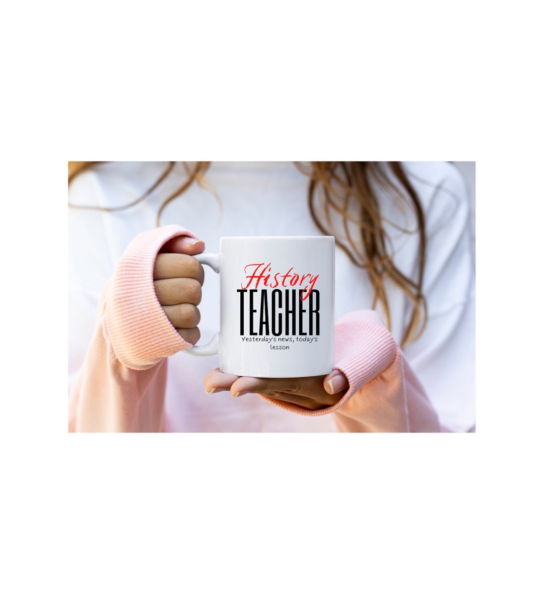 History Teacher Gift Mug, Teacher Gift, Yesterdays News Todays Lesson ...