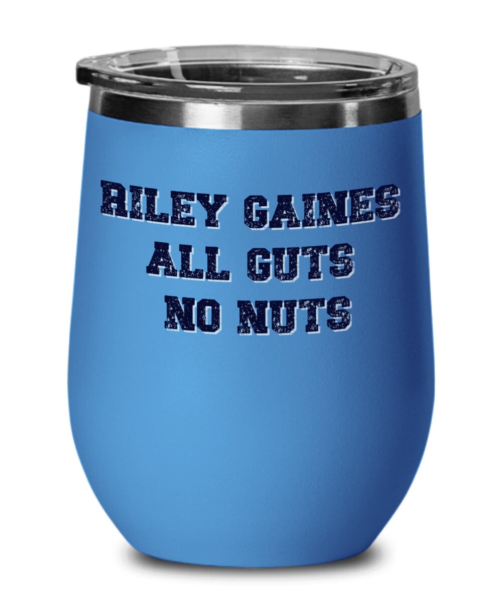 Riley Gaines All Guts No Nuts Wine Glass, Diver Wine Glass, Swimmer Cup ...