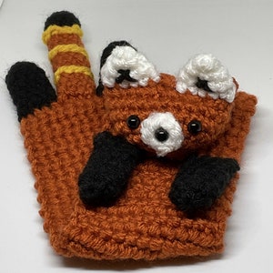 Cute Crochet Bookmark Red Panda Pattern - Etsy