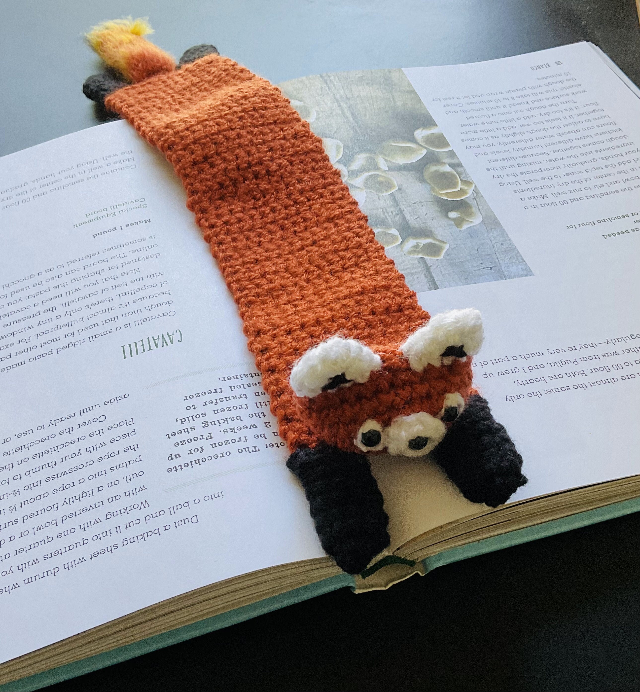Cute Crochet Bookmark Red Panda Pattern - Etsy