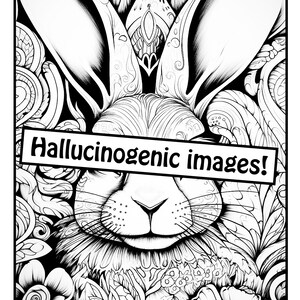Psycho Travel | Psychedelic Coloring Pages - Etsy