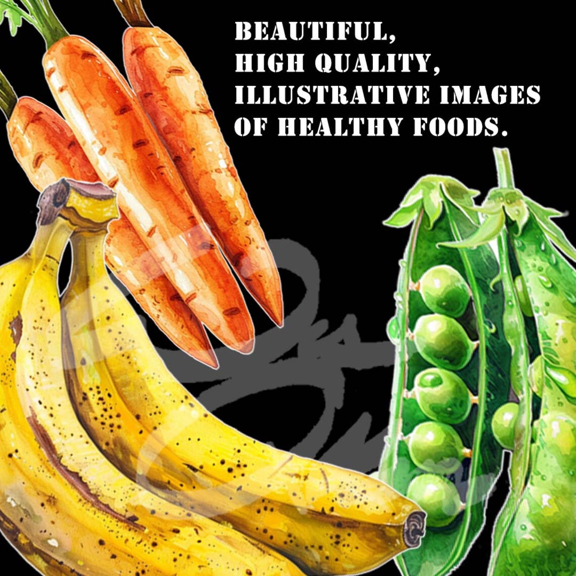 Fruits and Veggies Clip Art Pack ? PNG Images - Etsy