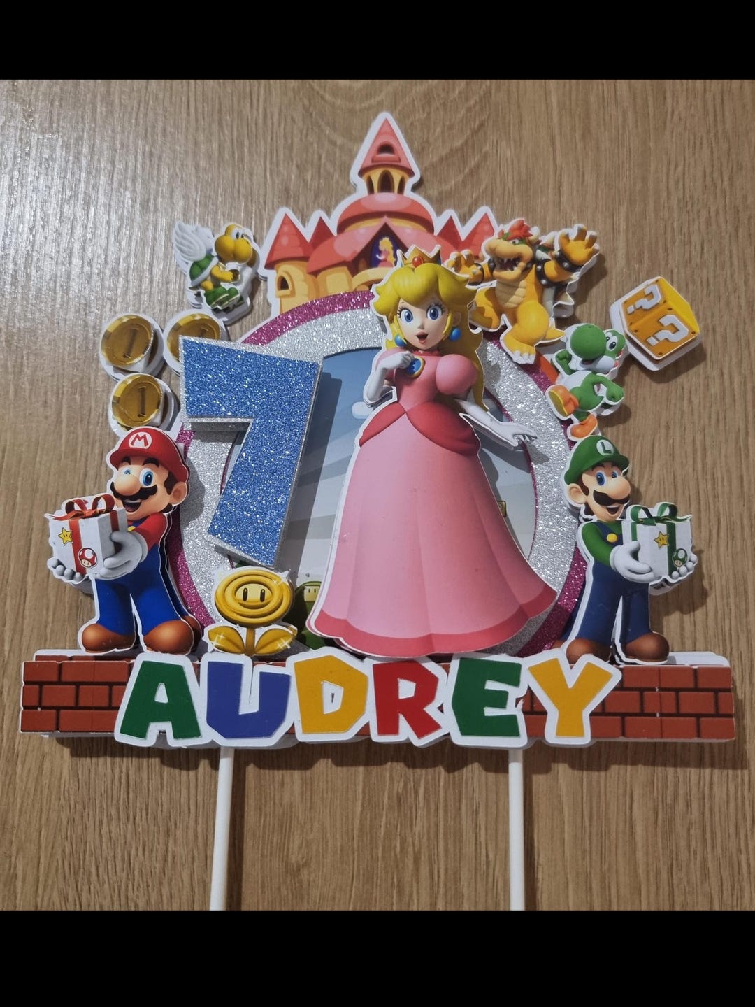 Princess Peach Cake Topper - Etsy