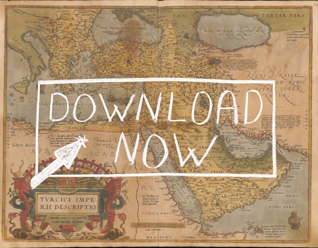 The Old Map Plate 48 Abraham Ortelius 1527-1598 800 Dpi - Etsy