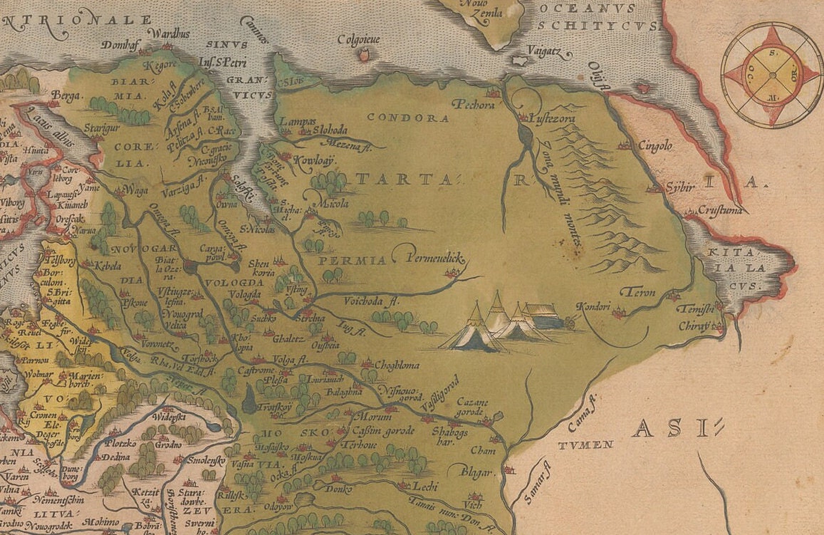 The Old Map of Europe Abraham Ortelius 1527-1598 800 Dpi - Etsy