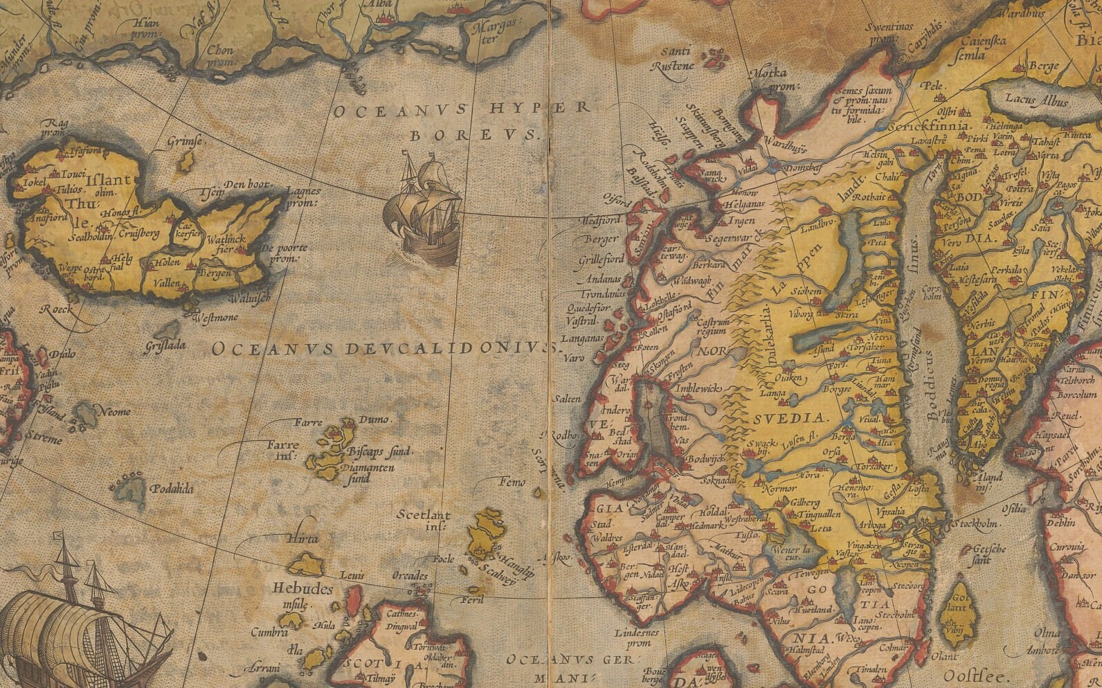 The Old Map Plate 43 Abraham Ortelius 1527-1598 800 Dpi - Etsy