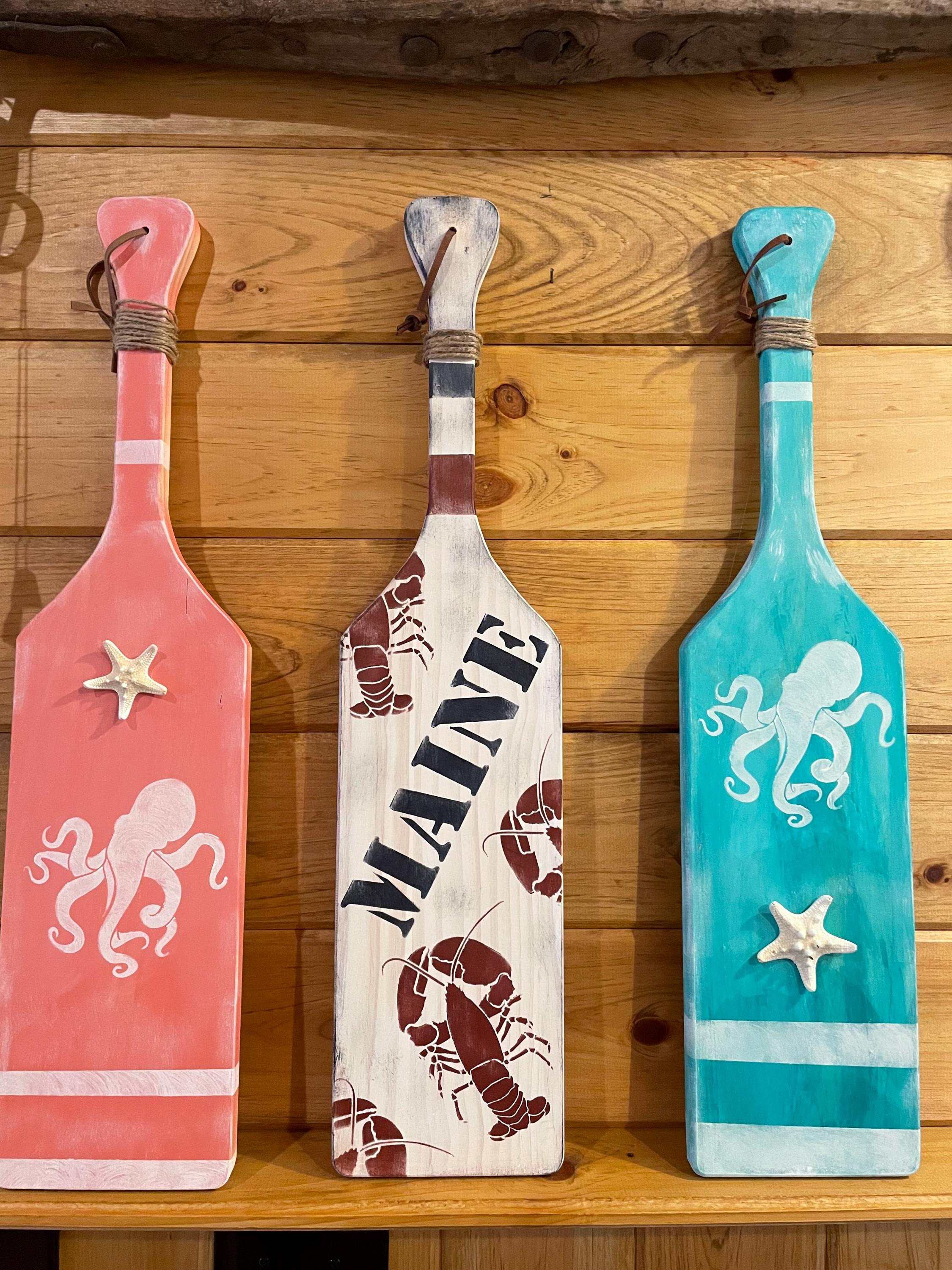 Wooden Paddle Decor - Etsy