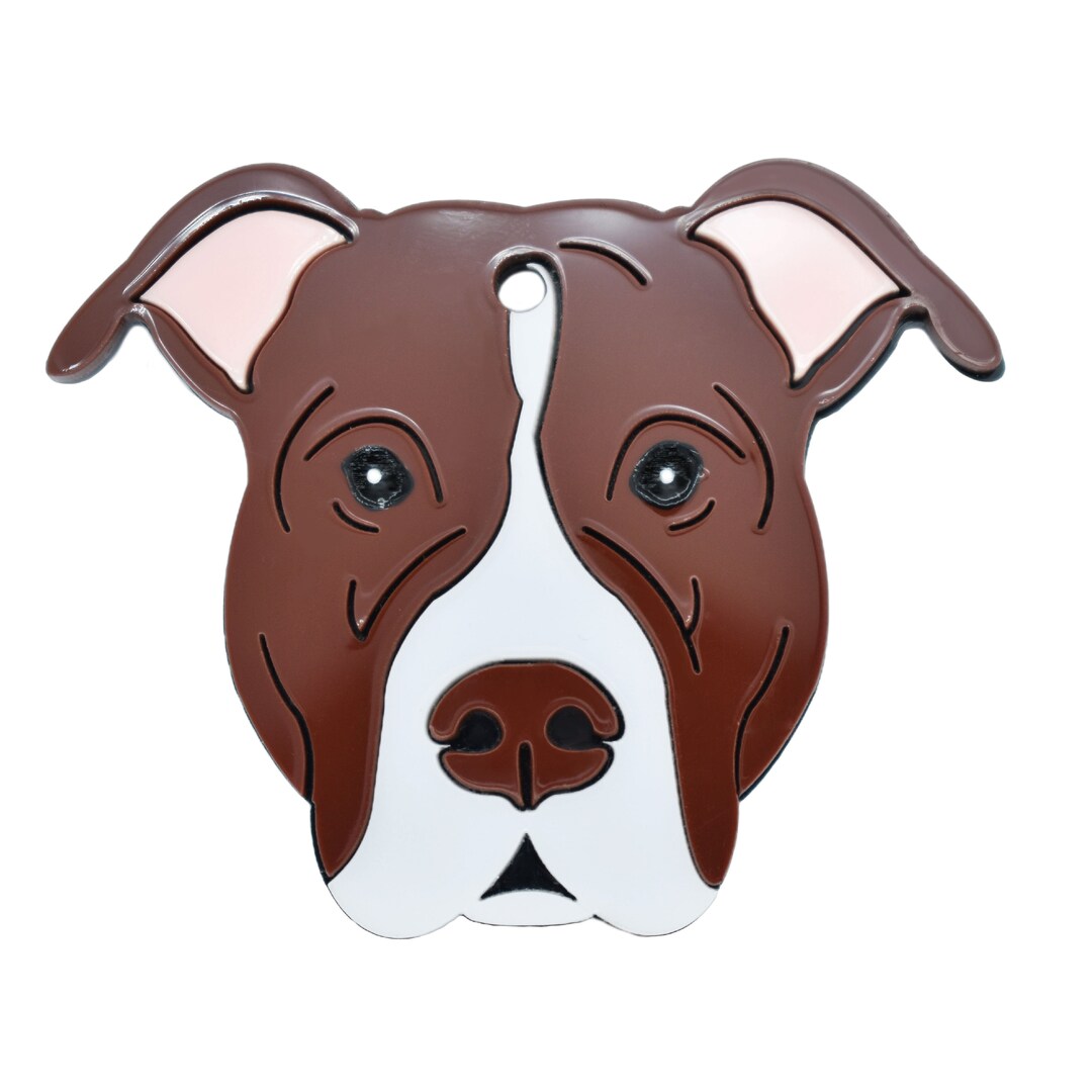Dog ID Tag | American Pitbull / QR Code Tag - Keep Your Pet Safe ...